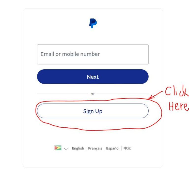 How to open a New PayPal Guyana account